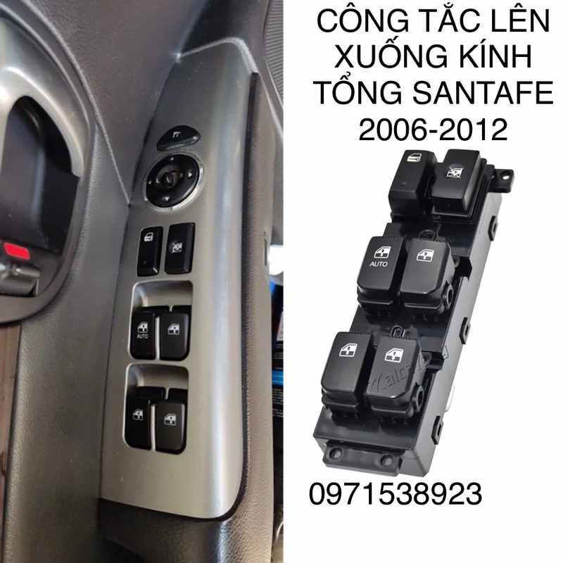 CÔNG TẮC LÊN XUỐNG KÍNH HYUNDAI SANTAFE 2006-2012 93570-2B000 | Shopee ...