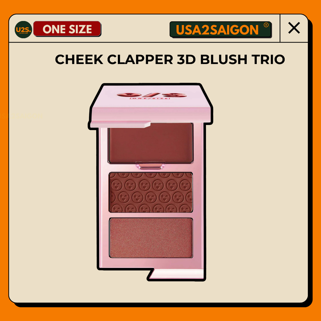 Má Hồng ba màu Blush One Size Cheek Clapper 3D Blush Trio Màu Rich ...