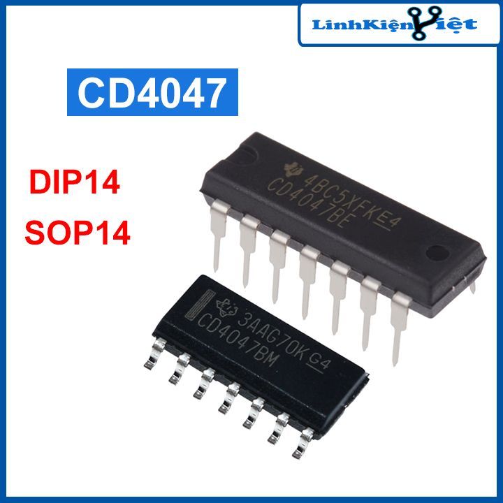 IC chức năng CD4047 chân cắm chân dán 16 chân | Shopee Việt Nam