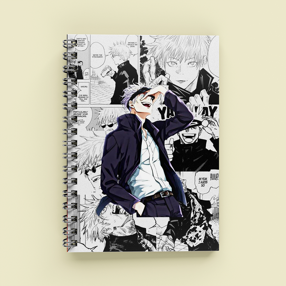 Jujutsu kaisen gojo satoru Anime Notebook A5 lined 120 pages for ...