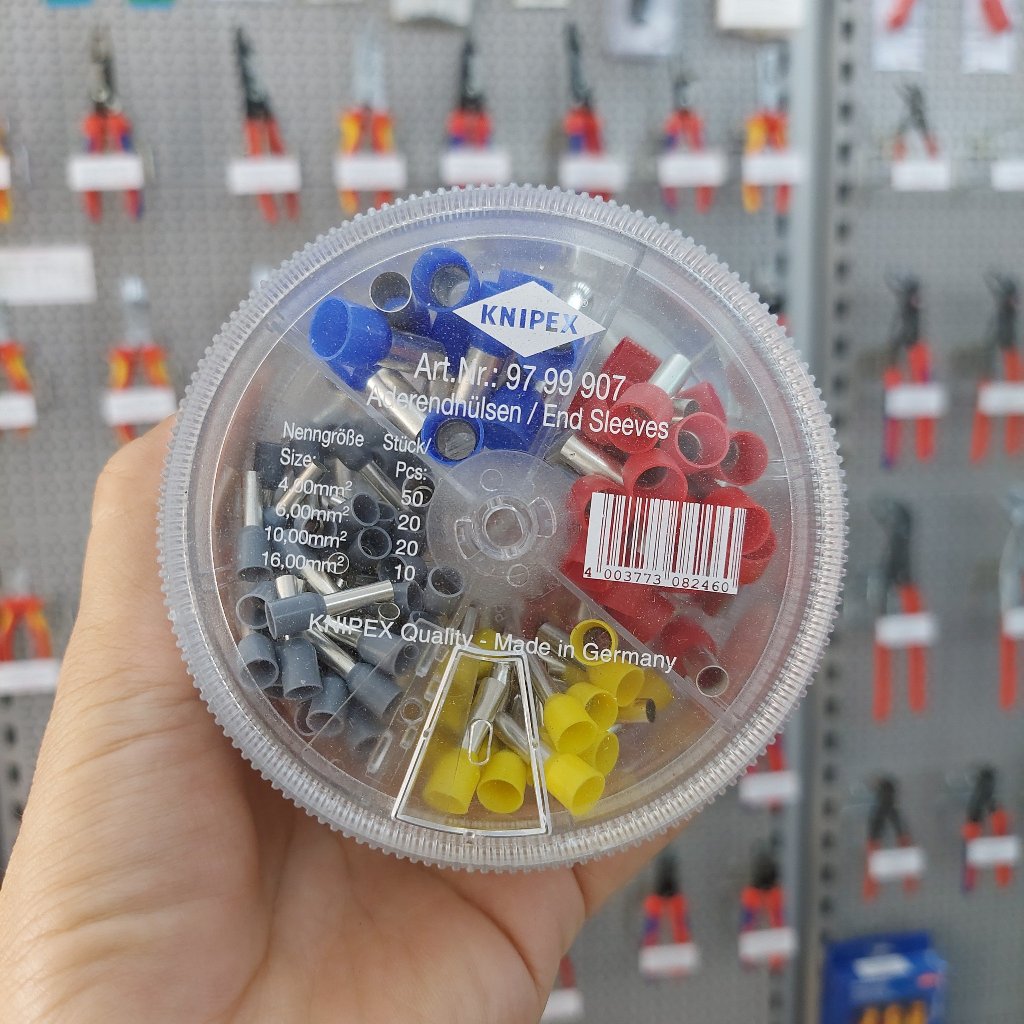 Knipex Wire Ferrules Hộp Đầu cos Pin Rỗng 97 99 906/ 97 99 907 - Sản ...