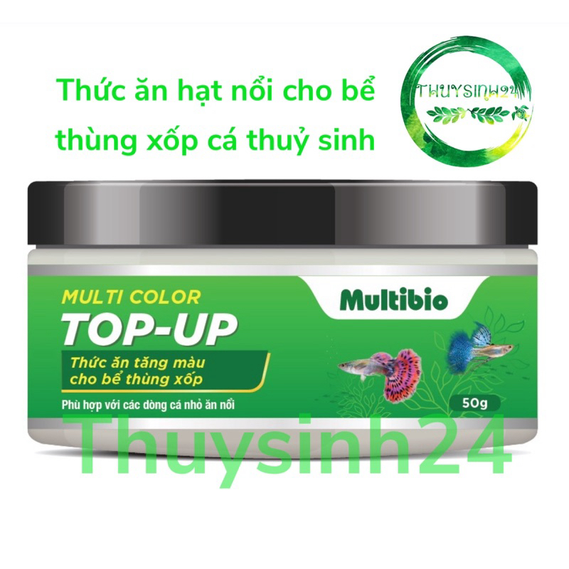 Thức ăn cá Multi Color Top Up | thuỷ sinh hạt nổi cá 7 màu | cám cho cá ...