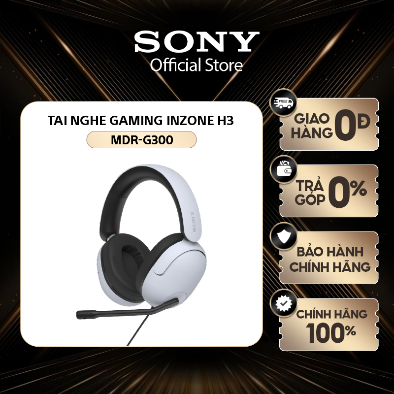Tai nghe Sony Gaming có dây INZONE H3 MDR-G300/WZ E | Shopee Việt Nam