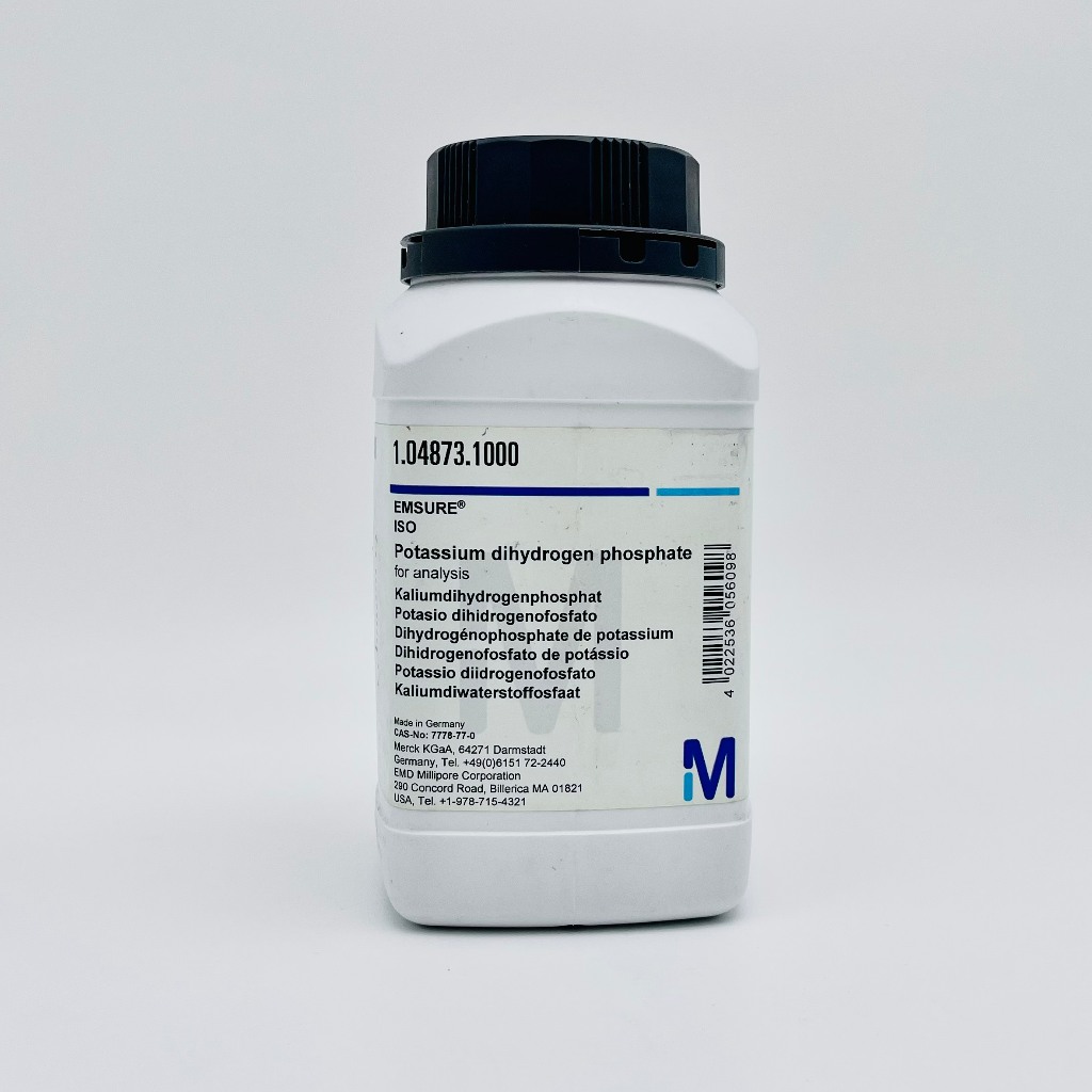 Hóa chất Potassium dihydrogen phosphate (KH2PO4, Chai 1KG,Merck Đức ...