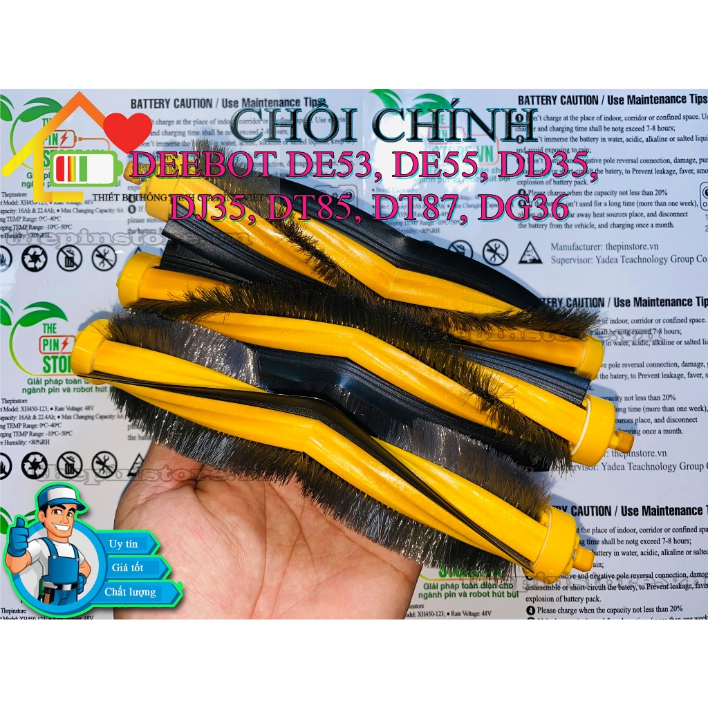 PHỤ KIỆN ROBOT HÚT BỤI LAU NHÀ DEEBOT DE53, DE55, DD35, DJ35, DT85 ...