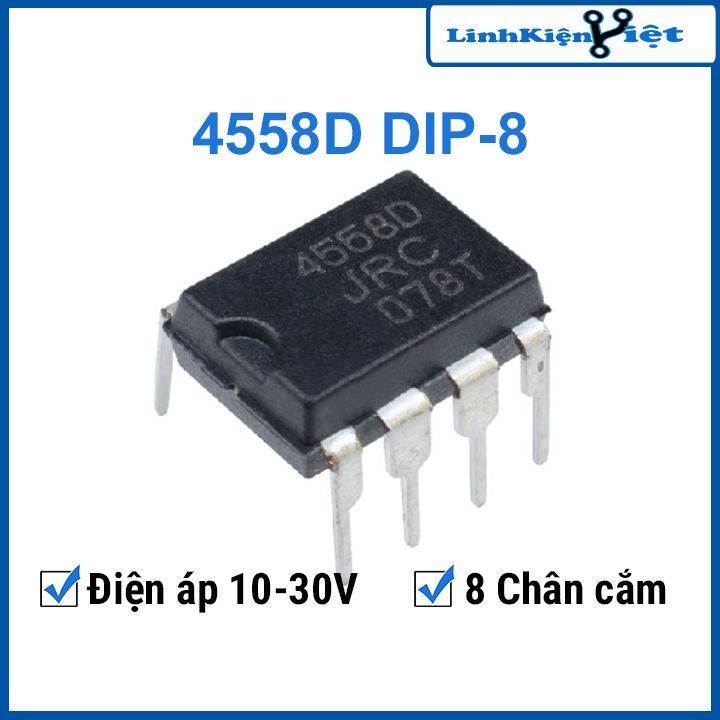 Linh kiện 4558D chân cắm DIP8 | Shopee Việt Nam