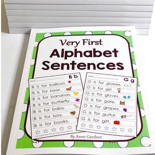 Sách- Luyện Đọc Very First Alphabet Sentences | Shopee Việt Nam