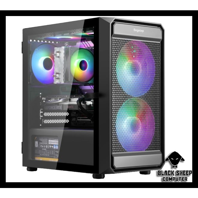 Vỏ Case SEGOTEP ARTIST 2F BLACK (SẴN 2 FAN LED) | Shopee Việt Nam