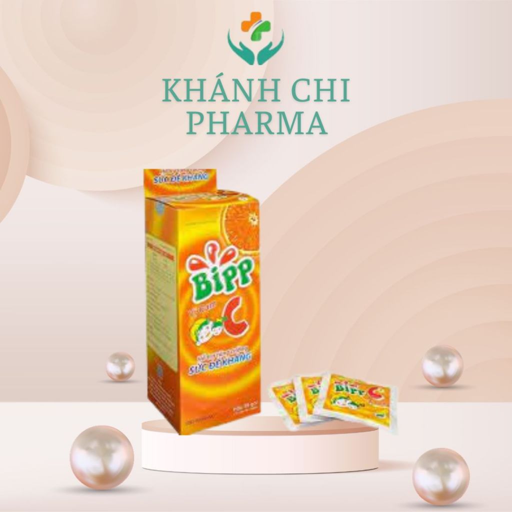 Kẹo ngậm Bipp C vị cam gói 10 viên. Viên ngậm Bip c bổ sung vitamin C ...