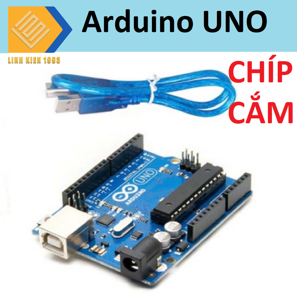 Uno r3 Arduino uno r3 DIP chip cắm kèm cáp hàng mới chính hãng | Shopee ...