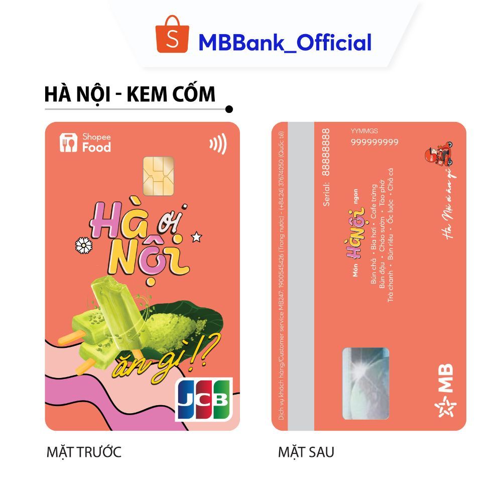 [Evoucher & Dịch vụ] Dịch vụ phát hành thẻ MB Hi Collection - Bộ sưu ...