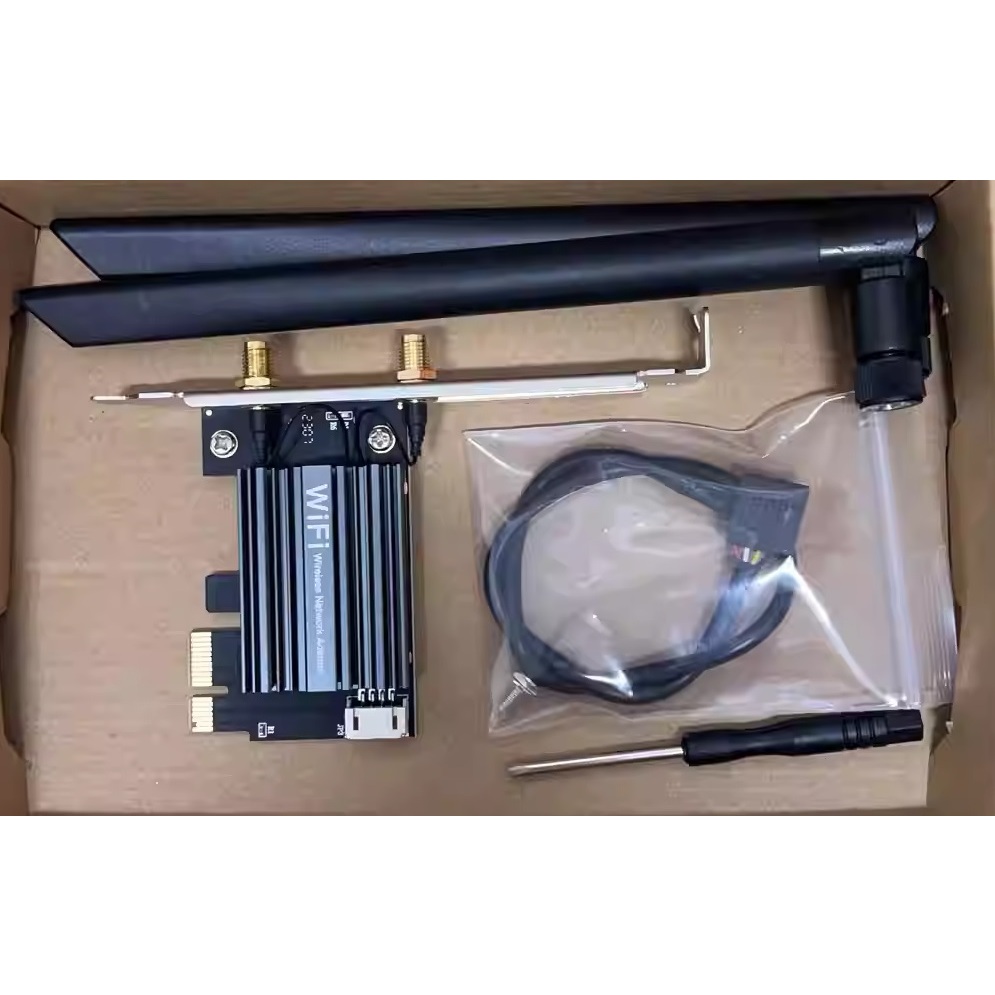 CARD WIFI không dây có TẢN NHIỆT intel AX210 / AX200 - Card wifi máy tính PC tốc độ cao 5374 ...