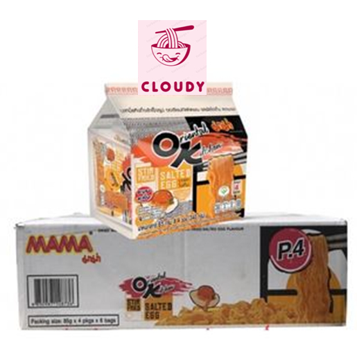 MÌ TRỘN OK MAMA VỊ TRỨNG MUỐI, VỊ TOMYUM CHUA CAY 85G (24 gói/thùng) | Shopee Việt Nam
