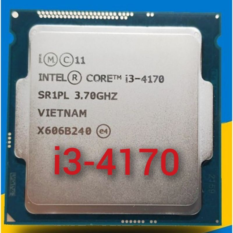 CPU Intel Core i3 4170 3.7Ghz socket 1150 kèm keo tản nhiệt | Shopee ...