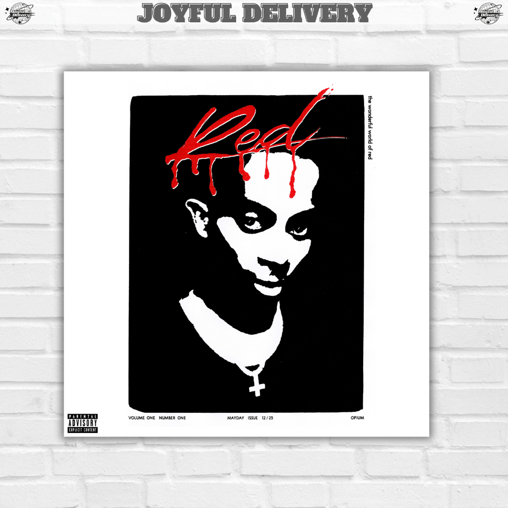 Poster Playboi Carti, album cover Whole Lotta Red, áp phích dán tường ...