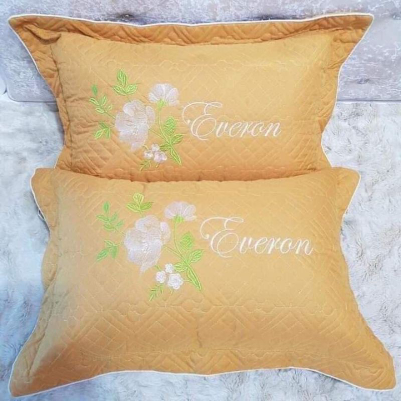 Vỏ gối satin, vỏ gối thêu hoa( 1 cái) | Shopee Việt Nam