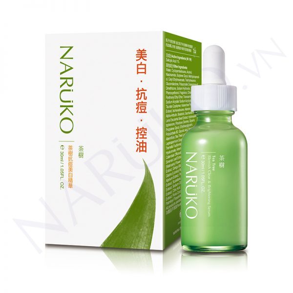[hàng chính hãng cty full tem Bản Đài Loan] Tinh chất dành cho da mụn Naruko trà tràm 30ml (mẫu ...