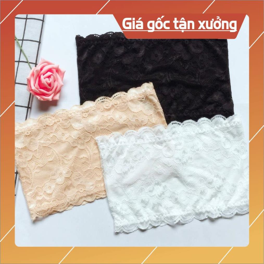 Áo quây ren, Áo bra ống ren không mút, không dây A12 | Shopee Việt Nam