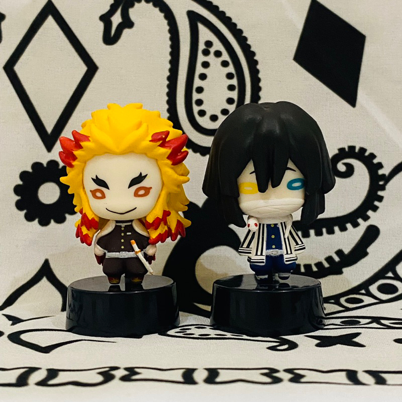 [ CHÍNH HÃNG ] Mô hình chibi Rengoku và Obanai trong Kimetsu no yabai ...