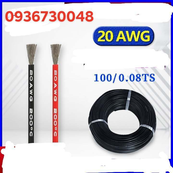 dây điện awg chịu nhiệt độ cao - dây điện 20awg | Shopee Việt Nam