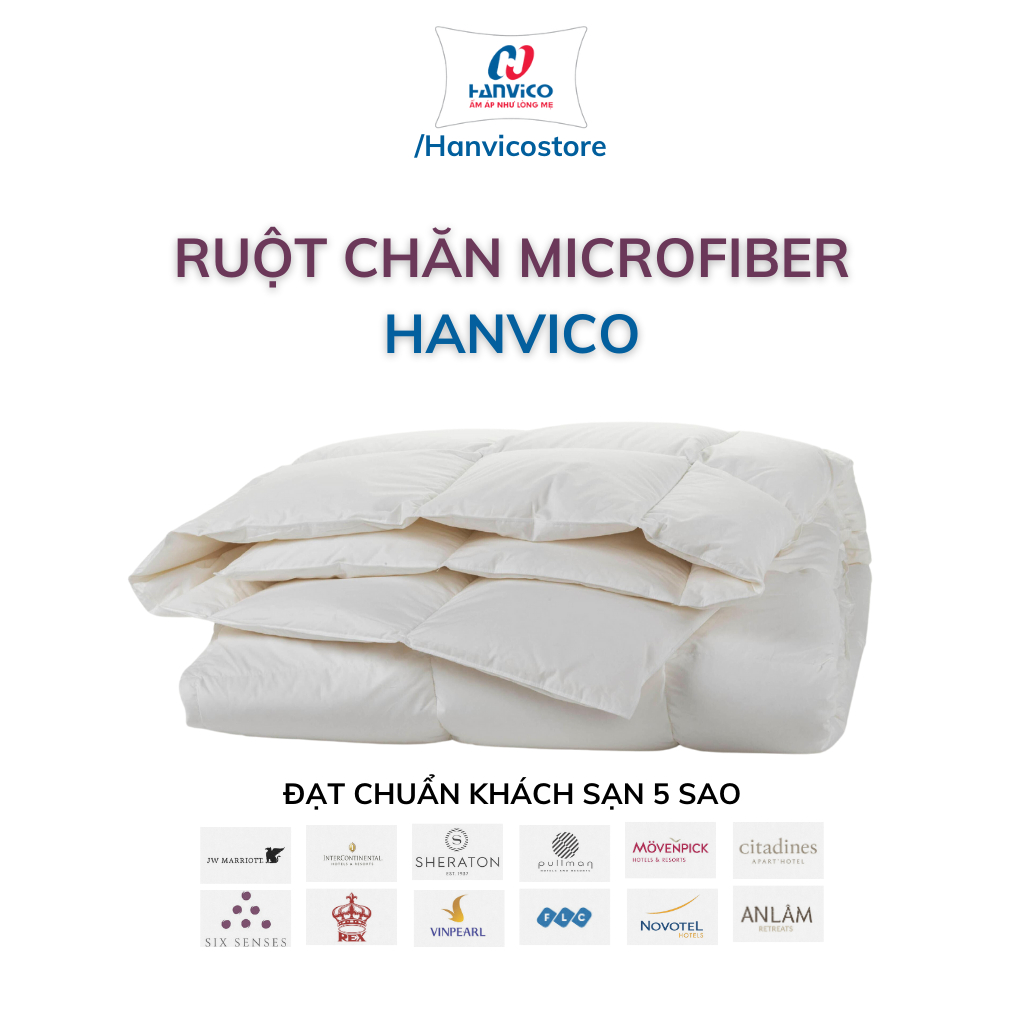 Ruột chăn Microfiber HANVICO chuẩn Khách sạn và Resort dùng cho Gia đình | Shopee Việt Nam