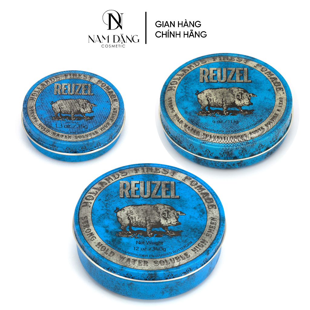 Sáp vuốt tóc Reuzel Blue Pomade | Shopee Việt Nam