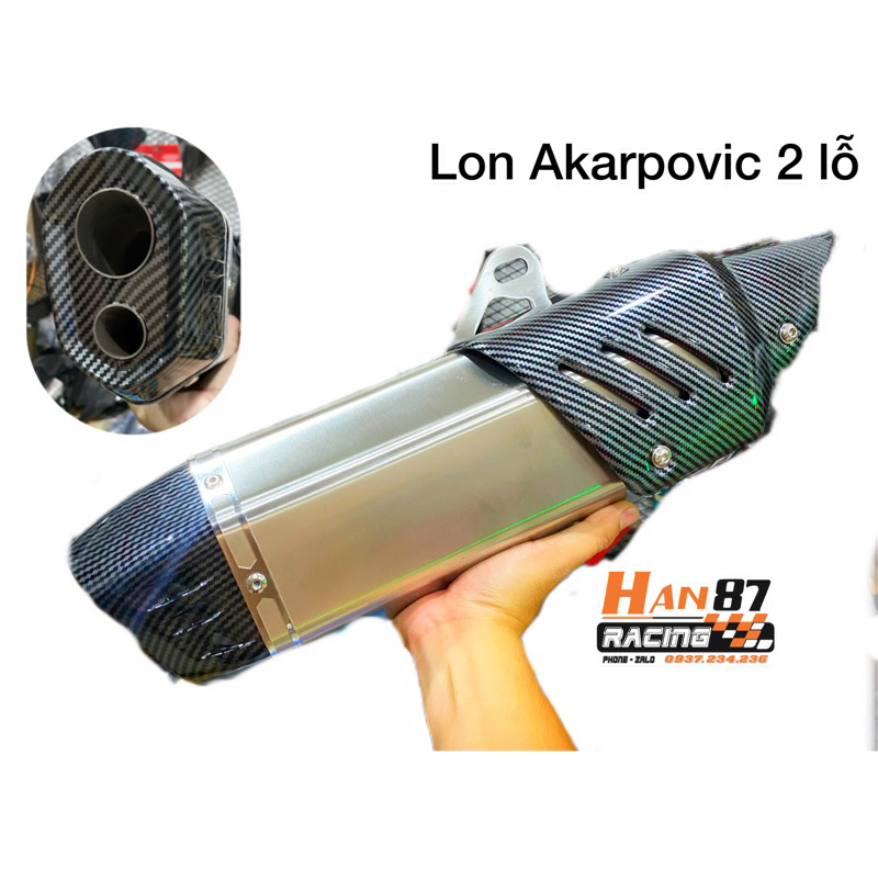 Lon Pô Akarpovic mẫu 2 lỗ xã - siêu trầm ấm - lon dài đẹp | Shopee Việt Nam