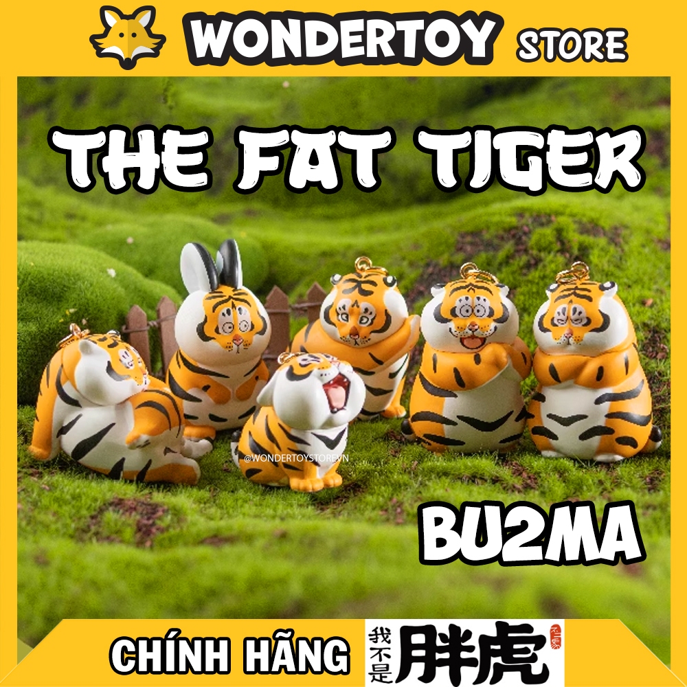 Móc khóa Chính Hãng Bu2ma The Fat Tiger Mô Hình Hổ Mập và Hổ Con ...