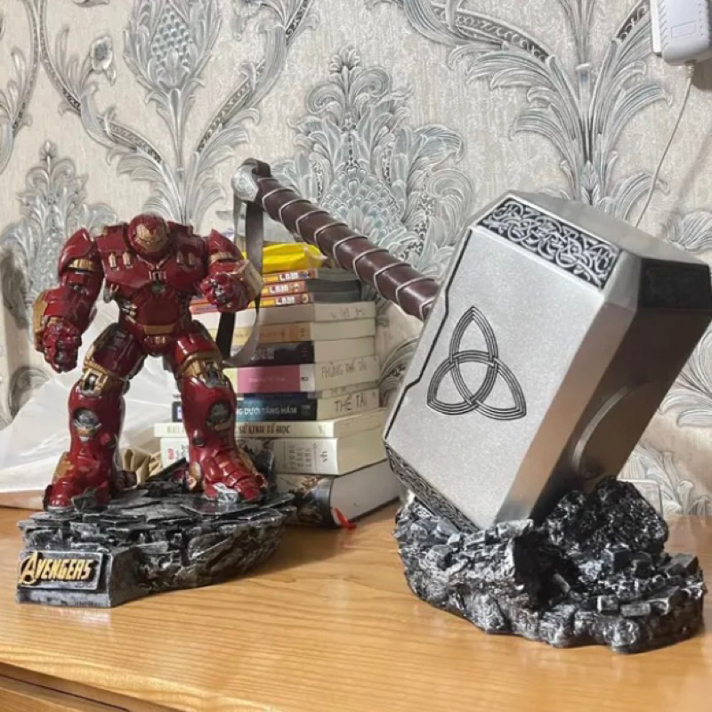 Mô hình búa Thor mjolnir Decor phòng Gaming,bàn làm việc,quà tặng ...