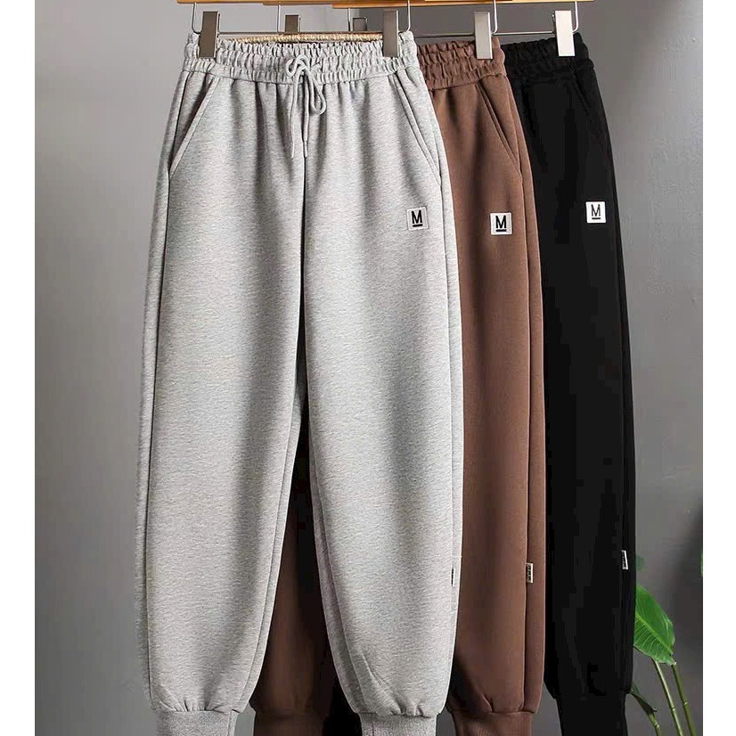 quần nỉ umi bo gấu cạp chun có dây rút 6331 | Shopee Việt Nam