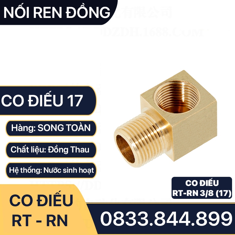 Co Ren Trong Ren Ngoài 3/8(17), Co Điếu Nối Ren Trong Ren Ngoài 9.6 13 ...