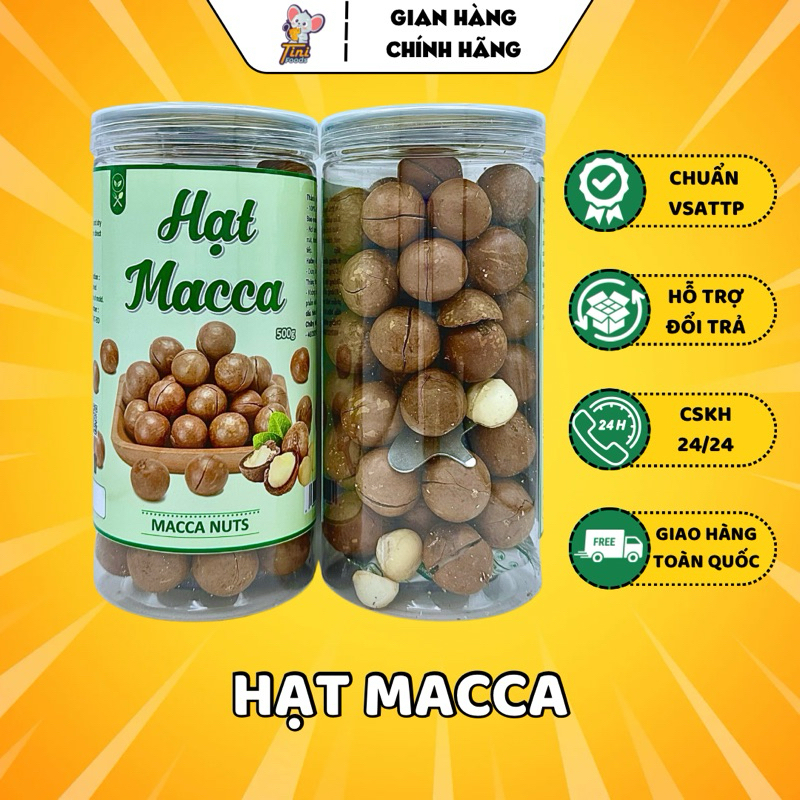 500G Hạt Macca Nứt Vỏ, Hạt Dinh Dưỡng Size Trung Loại 1 (Kèm Dụng Cụ ...