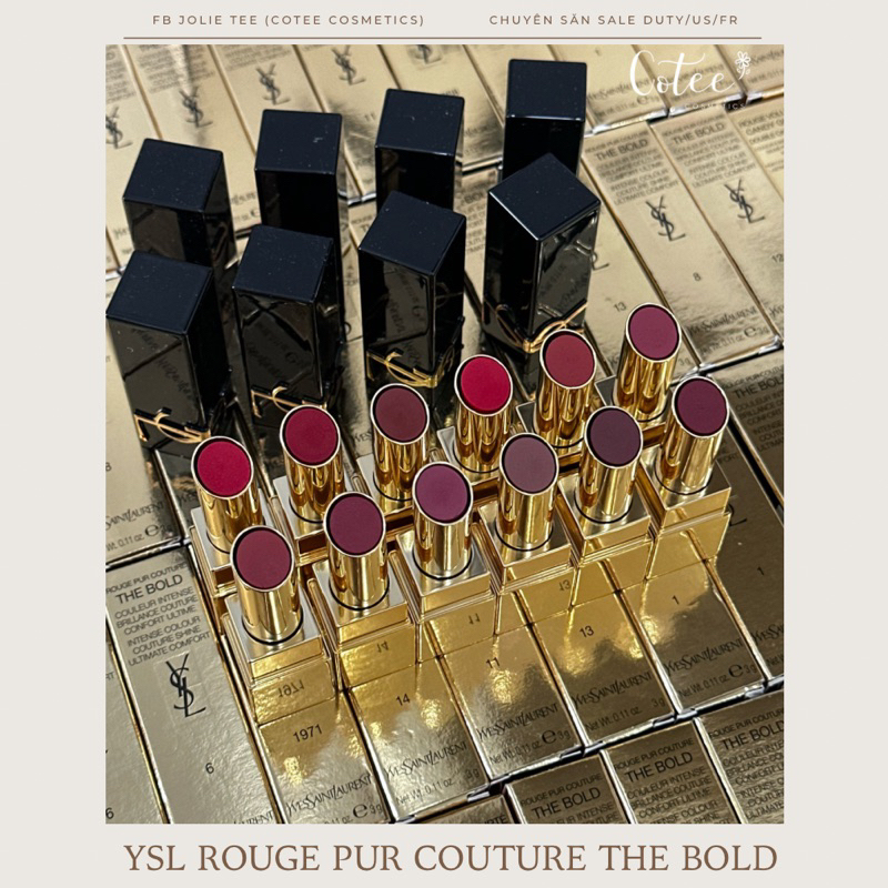 Son YSL Rouge Pur Couture The Bold 1 2 6 8 10 11 12 13 1971 1968 ...