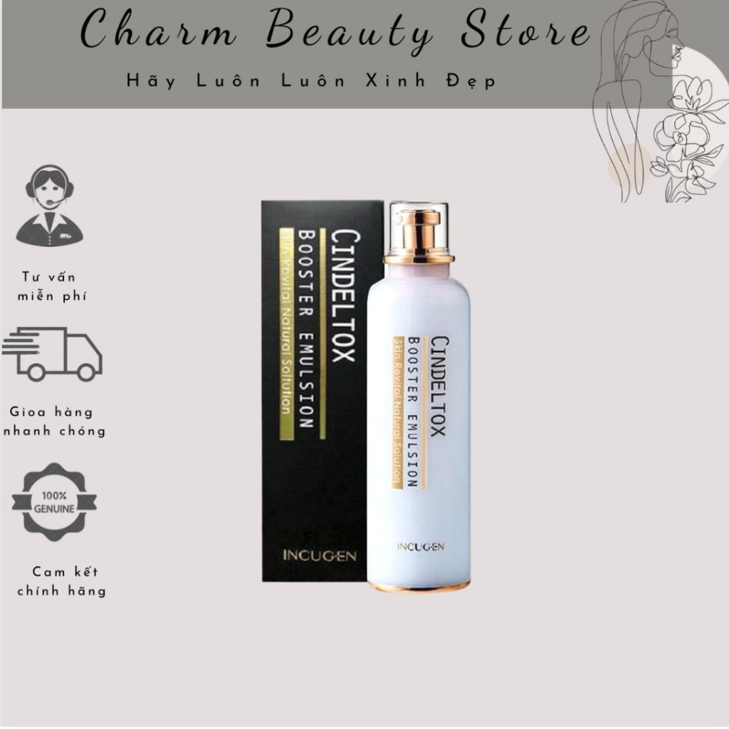 Tinh Chất Dưỡng Trắng Da Cindel Tox Booster Emulsion 120ml, Nhũ Tương ...