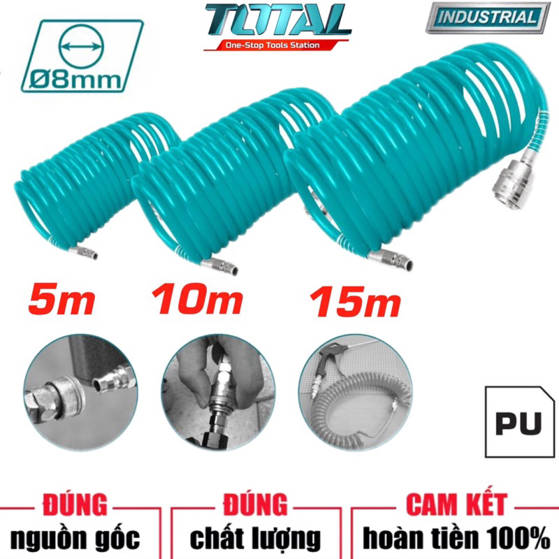 TOTAL Dây hơi 5M ,10M ,15M , THT11051-3 , THT11101-3 , THT11151-3 ...