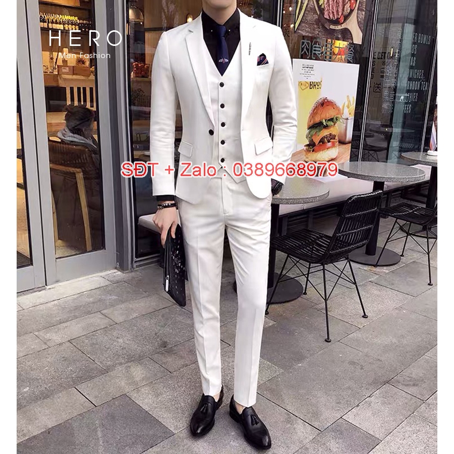 Bộ Vest Comple Nam Mặc Cưới, Bộ Suit Fom Ôm Đẹp, Chất Vải Sịn, Kiểu ...
