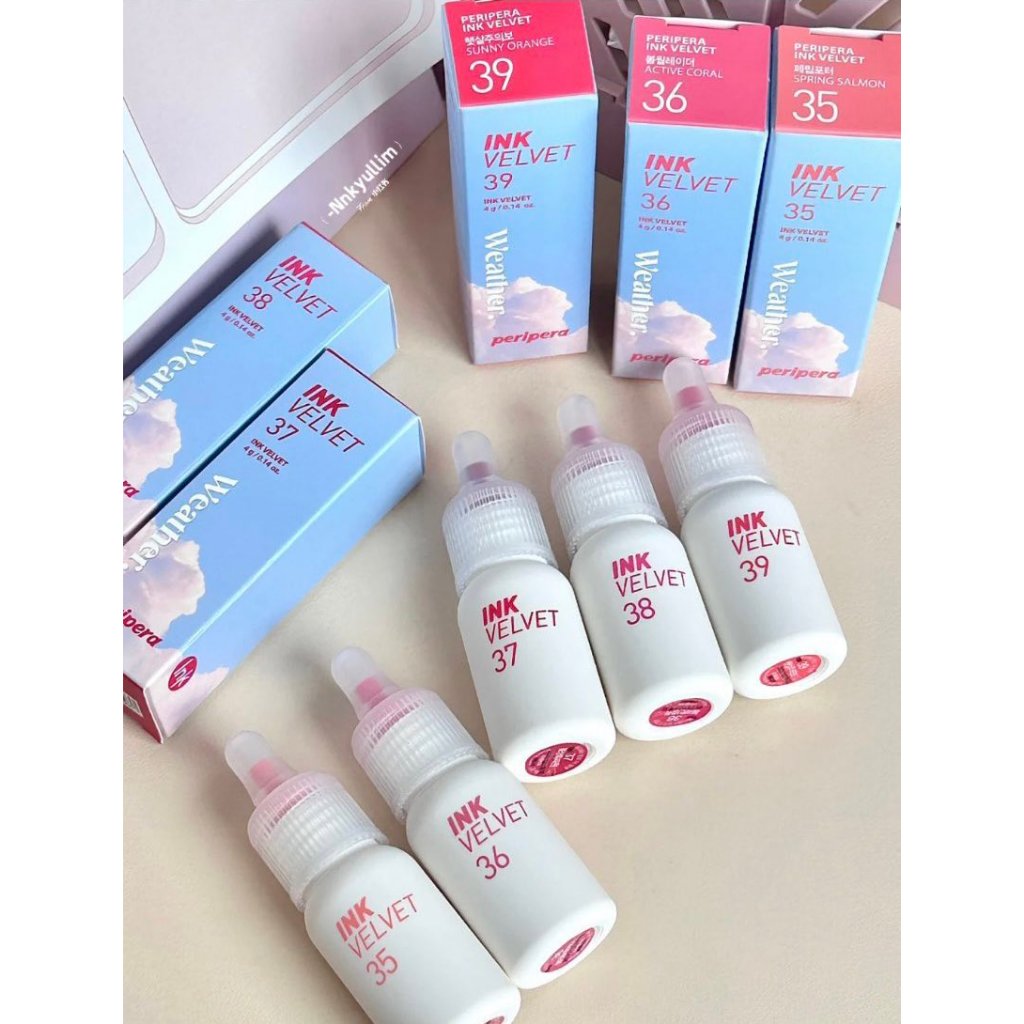 Son kem INK VELVET PERIPERA màu 25 - 30 -38 - 39 - 35 -36-37 | Shopee ...