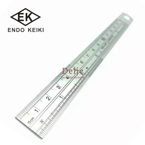 Thước lá 15cm, thước thép không gỉ 15cm / 6inch, thước 2 mặt hãng EK ...