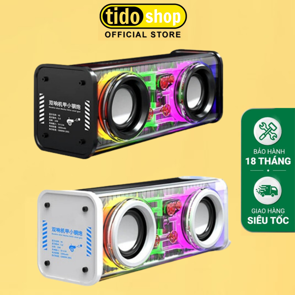Loa Bluetooth A88 (V8 Pro), Đèn Led Nháy Theo Nhạc, Công Suất 10W, Nghe Nhạc Cực Chất, Trang Trí ...