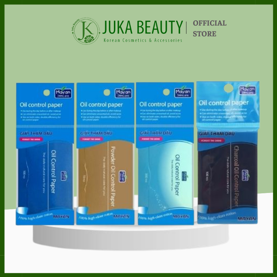 Giấy thấm dầu Mayan Oil Control / Powder Oil Control / Charcoal Oil ...