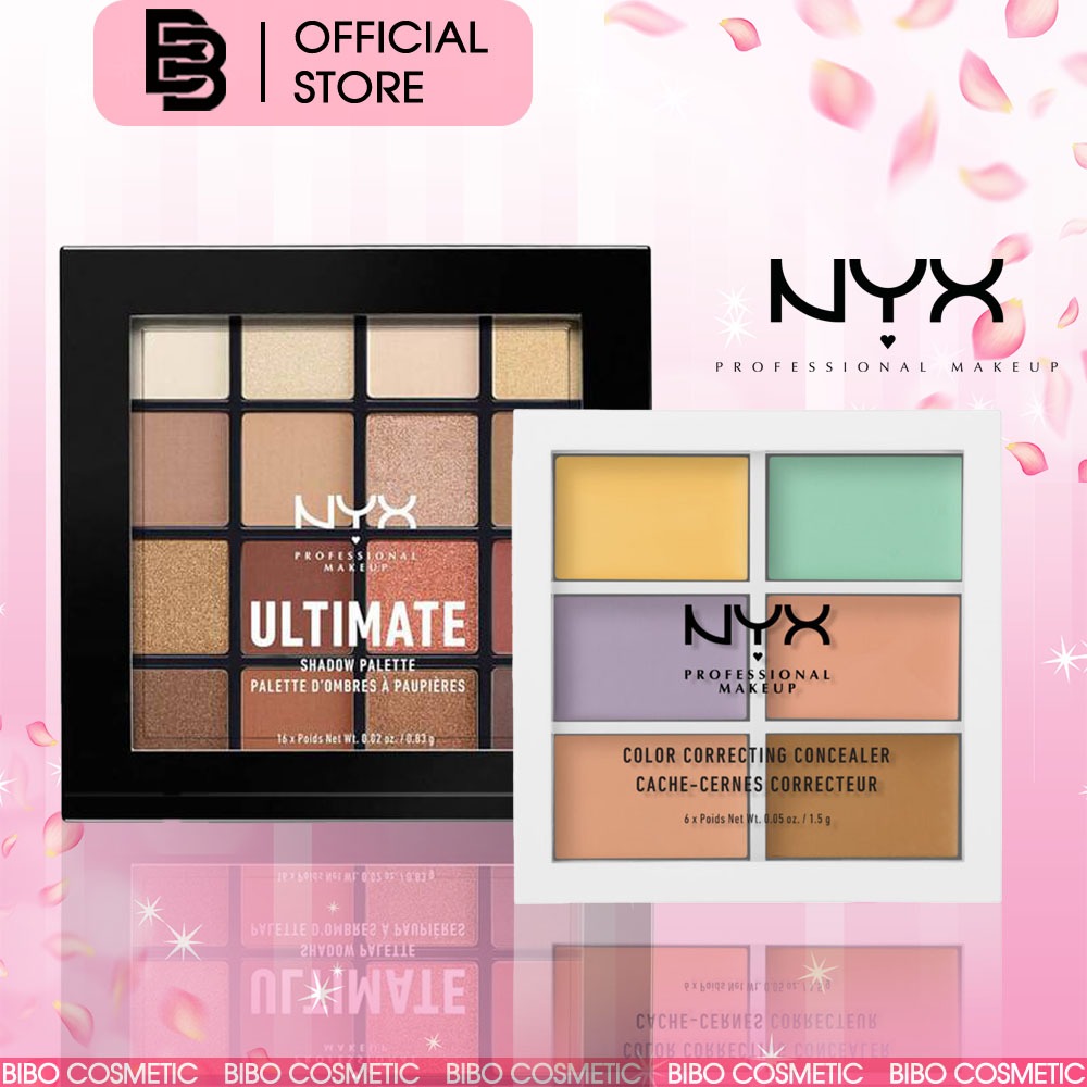 Bảng Triệt Sắc, Che Khuyết Điểm NYX Conceal, Bảng mắt NYX Ultimate Eyeshadow Palette Warm, Bảng ...