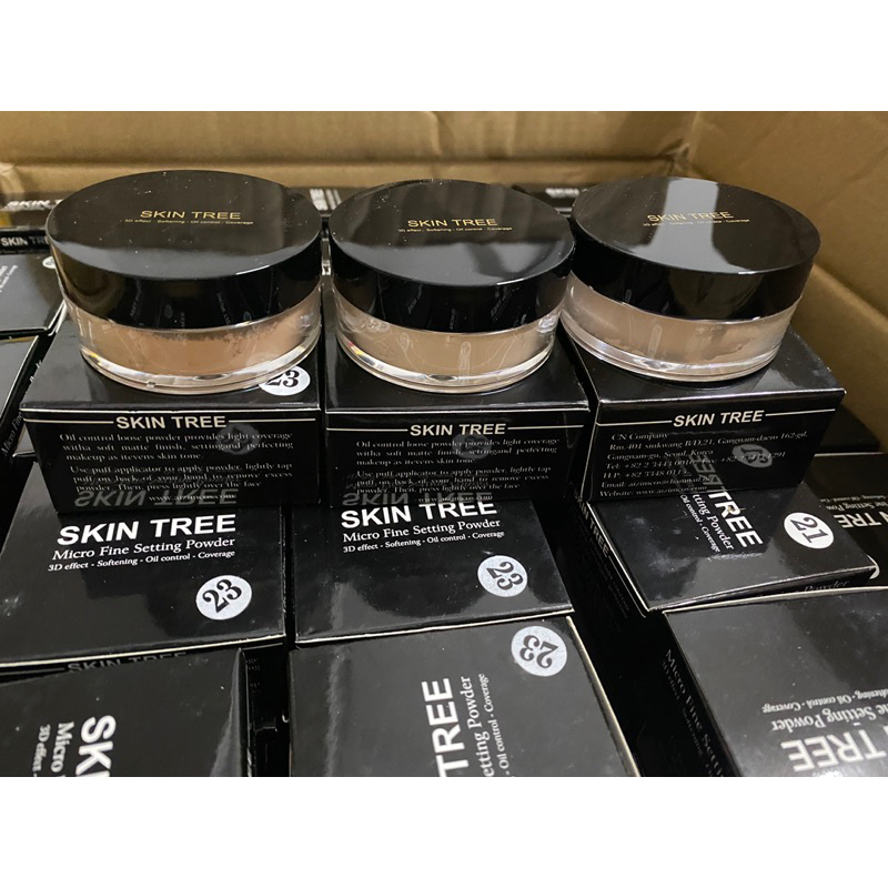 [SALE CHÍNH HÃNG] PHẤN PHỦ BỘT KIỀM DẦU SKIN TREE Hàn Quốc 20g | Shopee ...
