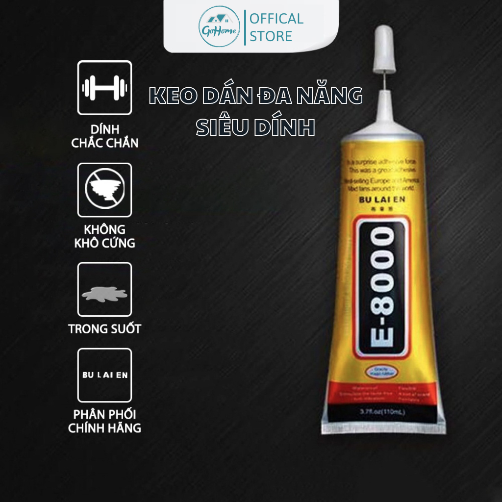 Keo dán đa năng siêu chắc E8000 50ml Bulaien, Dán Thủ Công Handmade ...