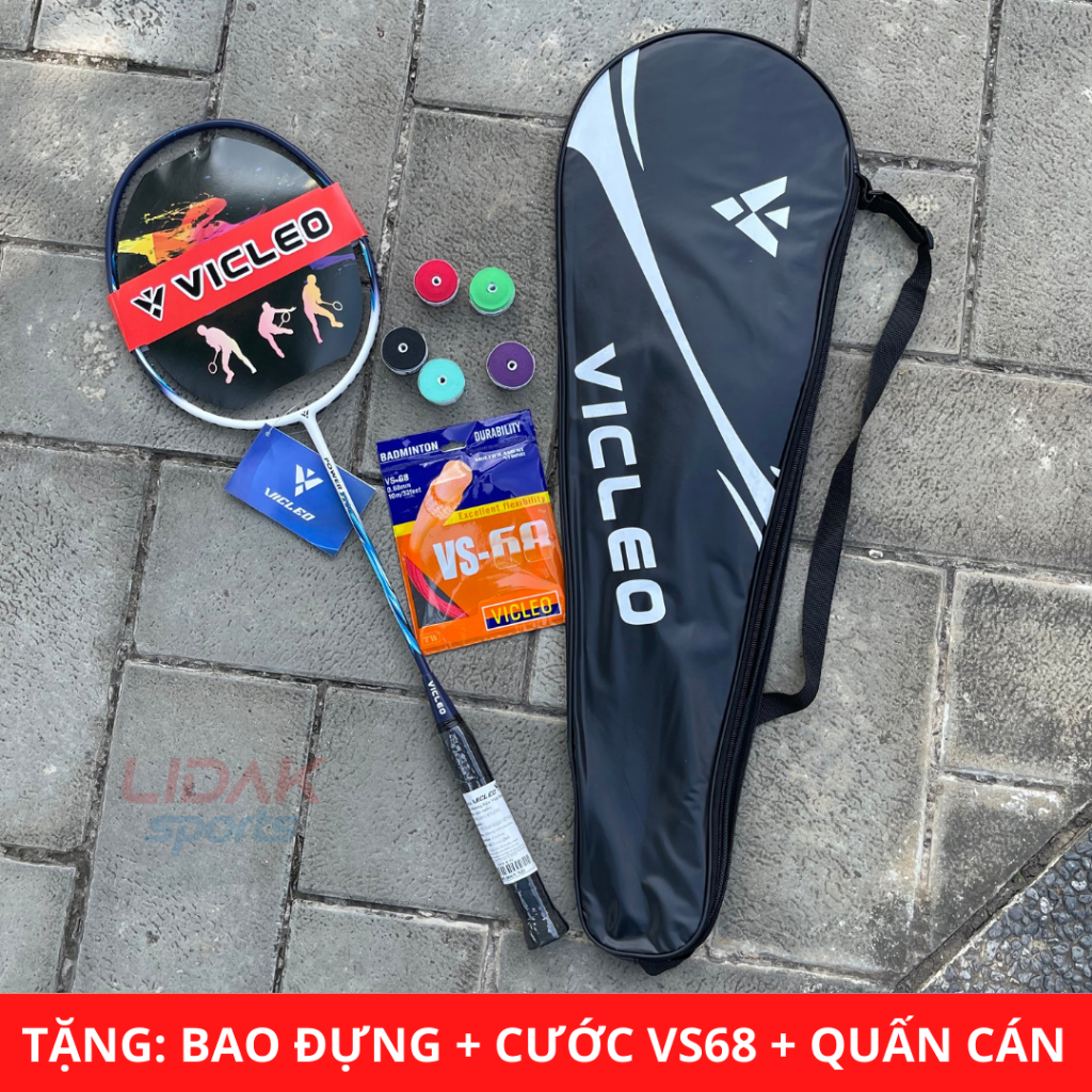 Vợt cầu lông Vicleo Power 7700 chính hãng căng 10kg, 11kg khung carbon ...