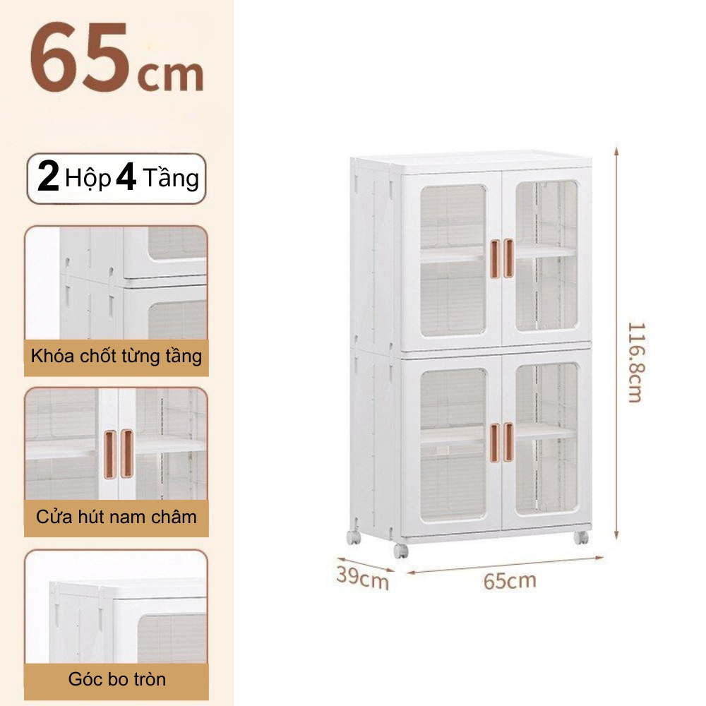 Tủ quần áo, tủ đựng túi xách bỉm sữa, tủ nhựa để đồ gấp gọn chất liệu ...