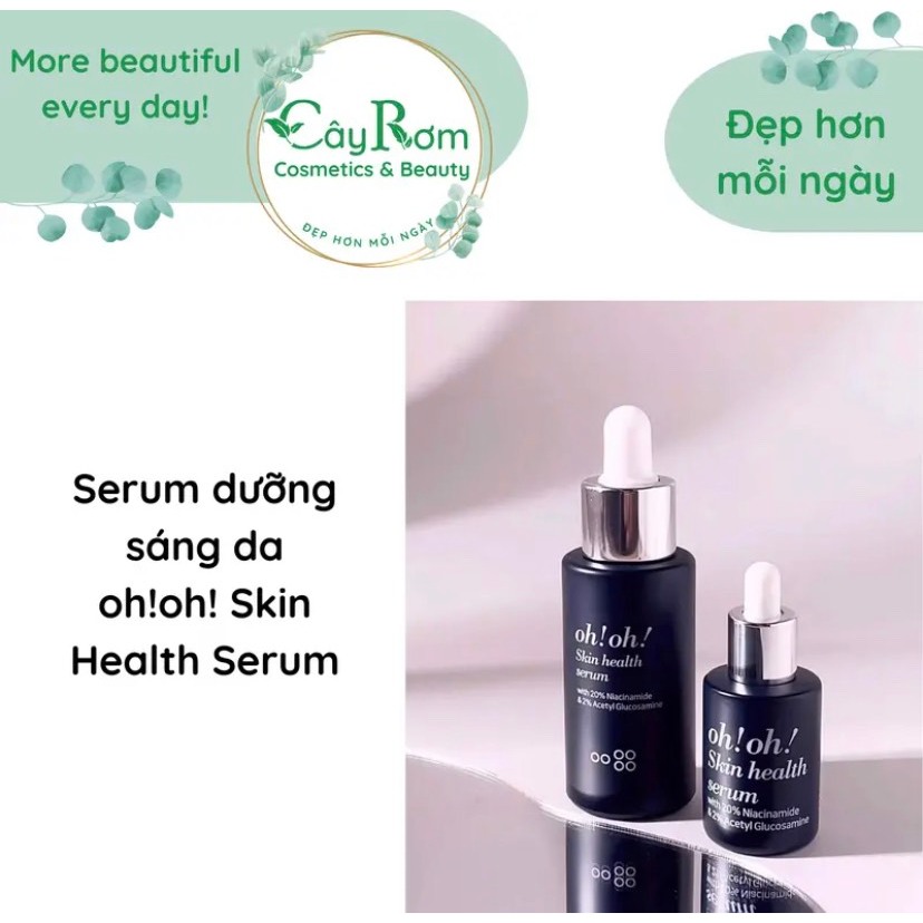Serum dưỡng sáng Oh.Oh skin health serum niacinamide | Shopee Việt Nam