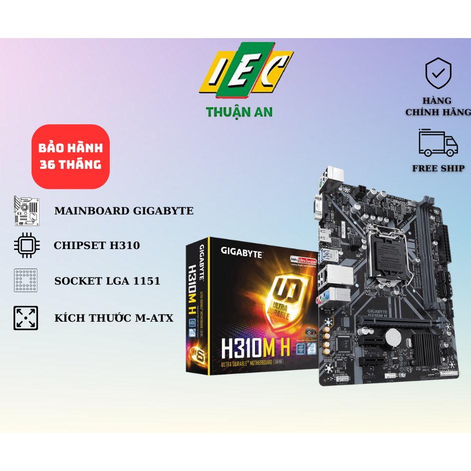 Main Gigabyte H310M-H (Chipset Intel H310/ Socket LGA1151/ VGA onboard ...