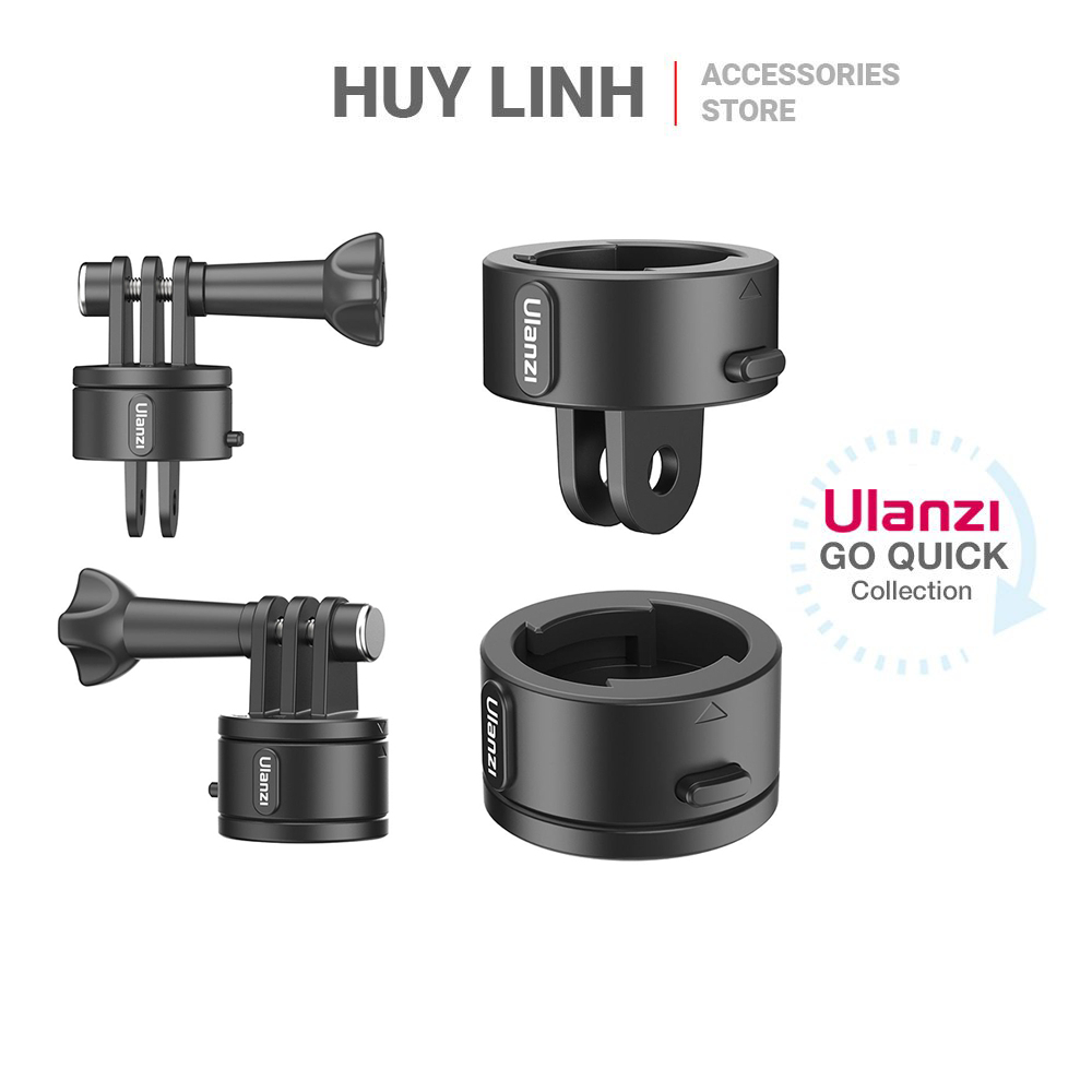Bộ ngàm chuyển tháo lắp nhanh Ulanzi Go Quick II Quick Release Magnetic ...