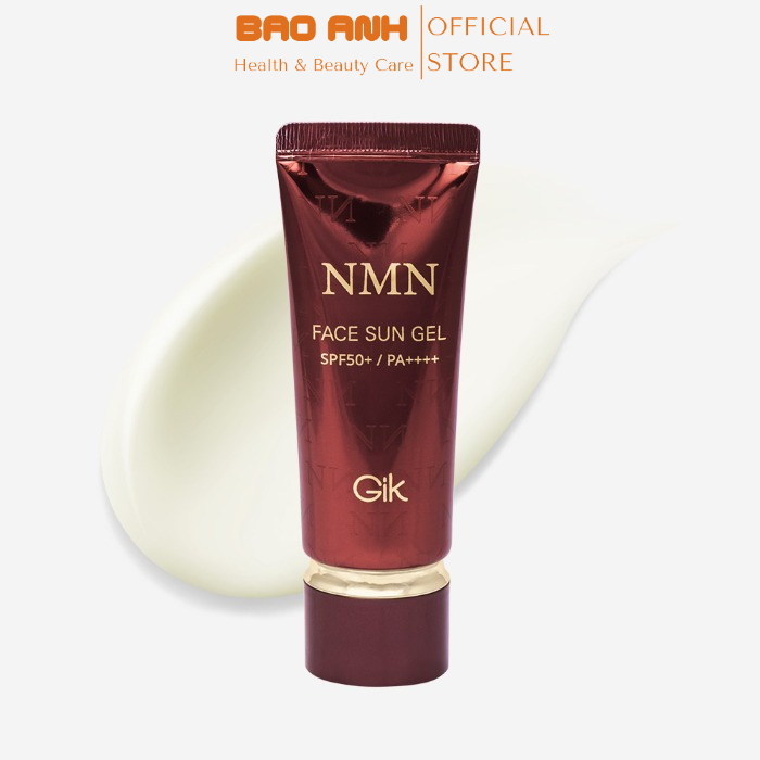 [Hàng có sẵn] Kem Chống Nắng Ngừa Lão Hoá Gik NMN Face Sun Gel 40ml SPF50+/PA++++ (Chính Hãng ...