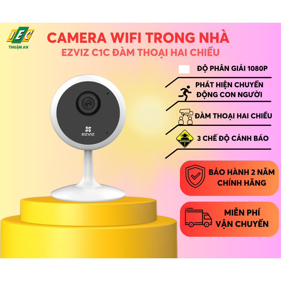 Camera quan sát có chân IP wifi EZVIZ CS-C1C - 2MP | Shopee Việt Nam